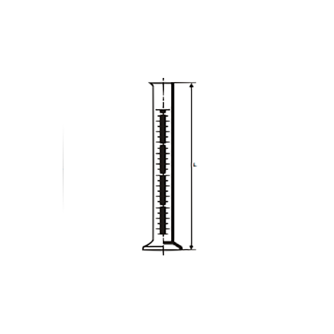 Cilindru gradat din sticla 10 ml - Precisa